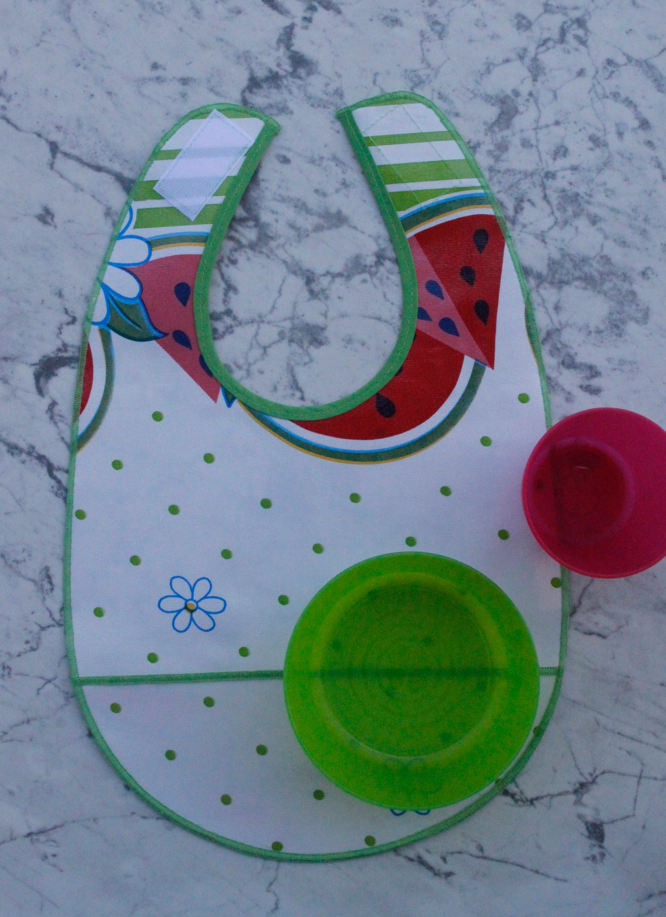 Dossard facile à nettoyer Bib bébé Toile à huile One Wipe Clean Dossard ...