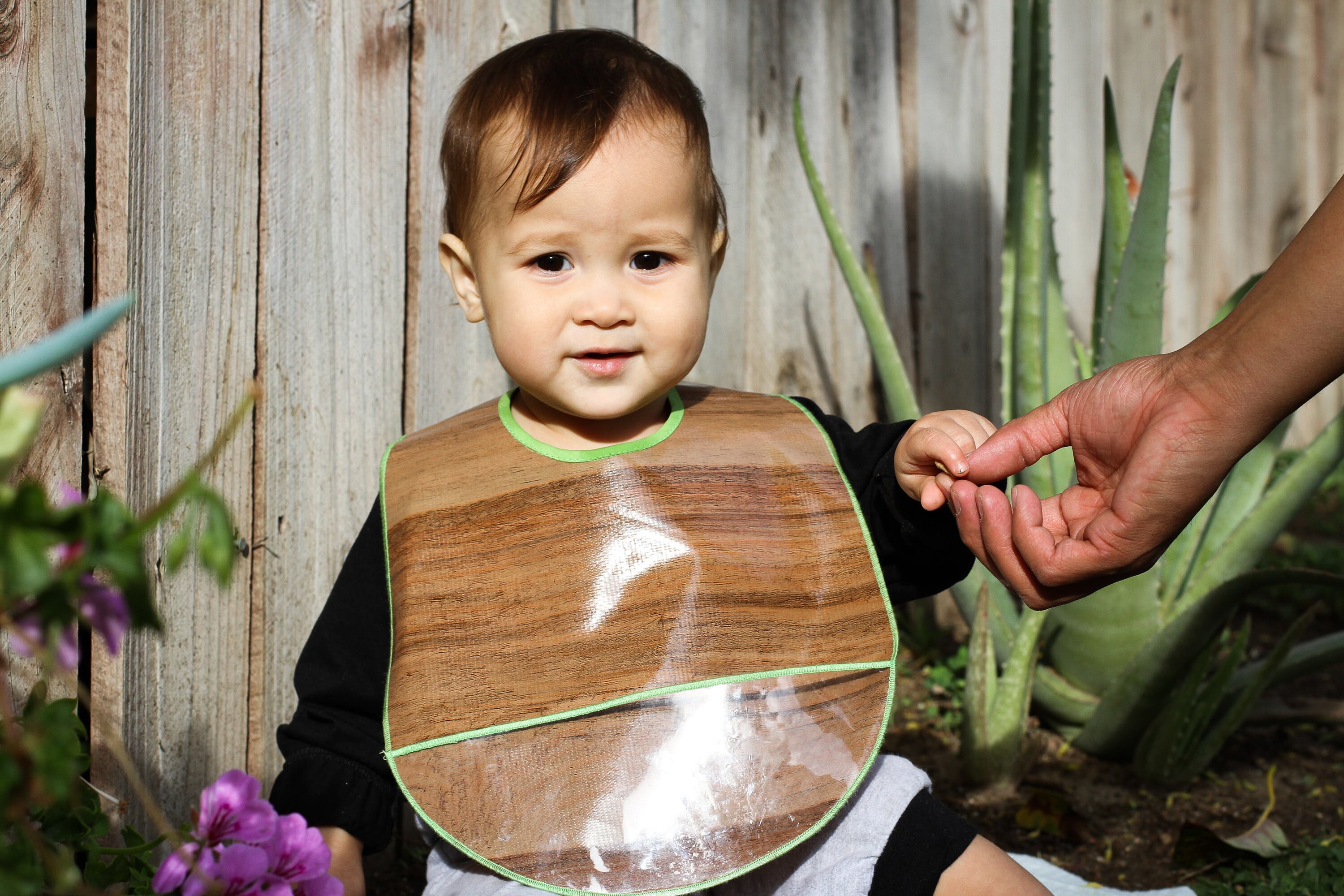 Easy-Clean Bib Baby Bib Oilcloth One Wipe Clean Reusable Bib Waterproof ...