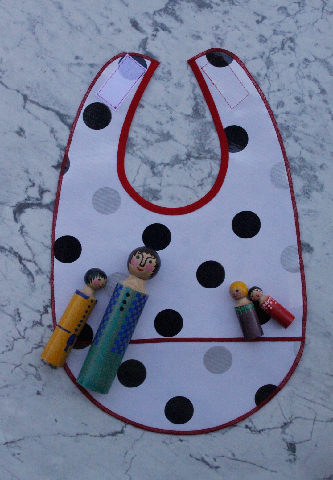 Easy-clean Bib Baby Bib Oilcloth One Wipe Clean - Etsy