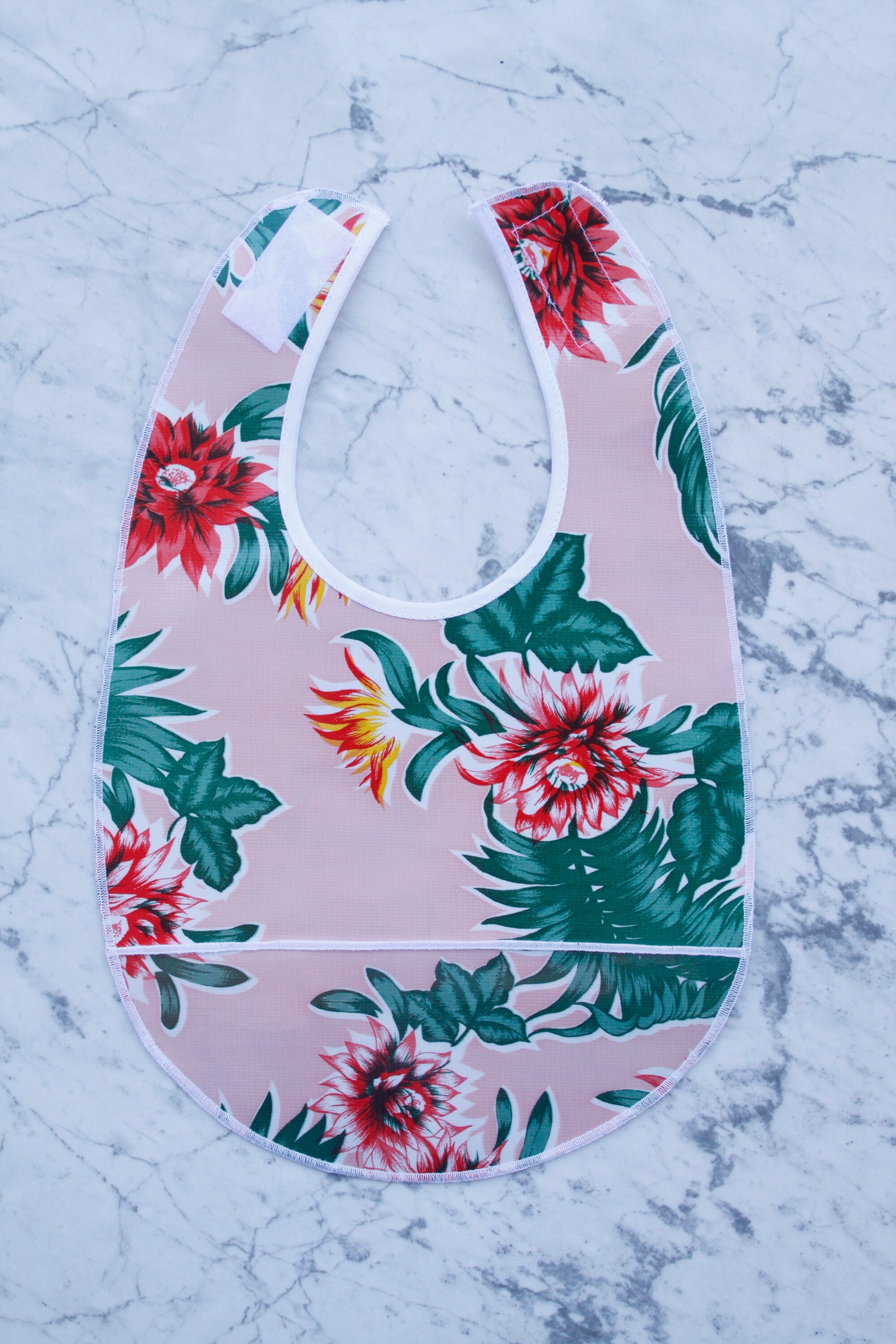 Easy-Clean Bib Baby Bib Oilcloth One Wipe Clean Reusable Bib Waterproof ...