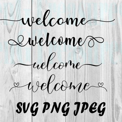 Welcome Sign SVG Bundle Quotes Svg File for Cricut Sayings - Etsy