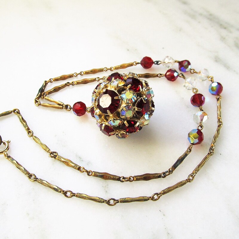 Rhinestone Ball - Etsy