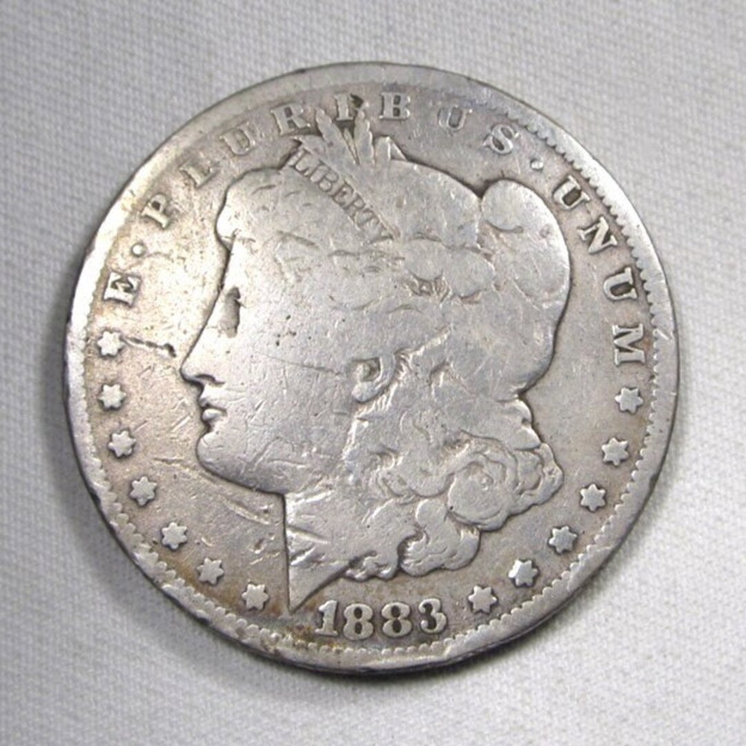 1883-CC Silver Morgan Dollar Coin AP114 - Etsy
