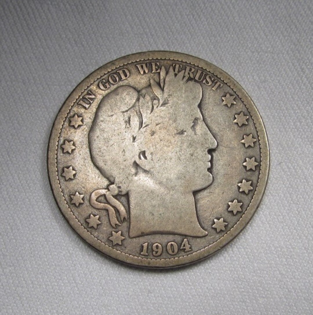 1904-O Silver Barber Half Dollar Coin CHG AM640 - Etsy