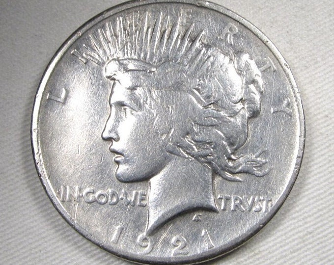1921 Silver Peace Dollar KEY DATE Coin AP65 - Etsy