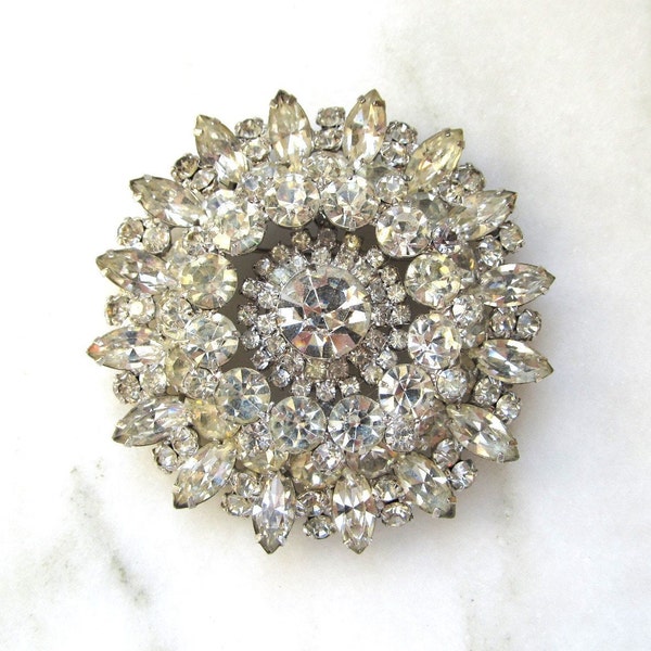 Crystal Brooch Pin - Etsy