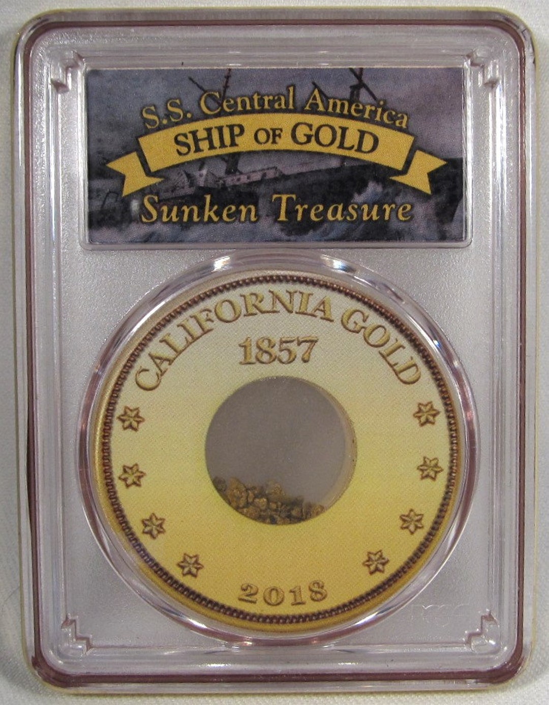 1857 California Gold S.S. Central America Shipwreck Treasure Pinch of ...