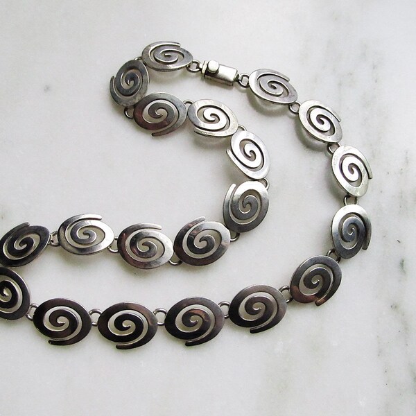 Spiral Necklace - Etsy