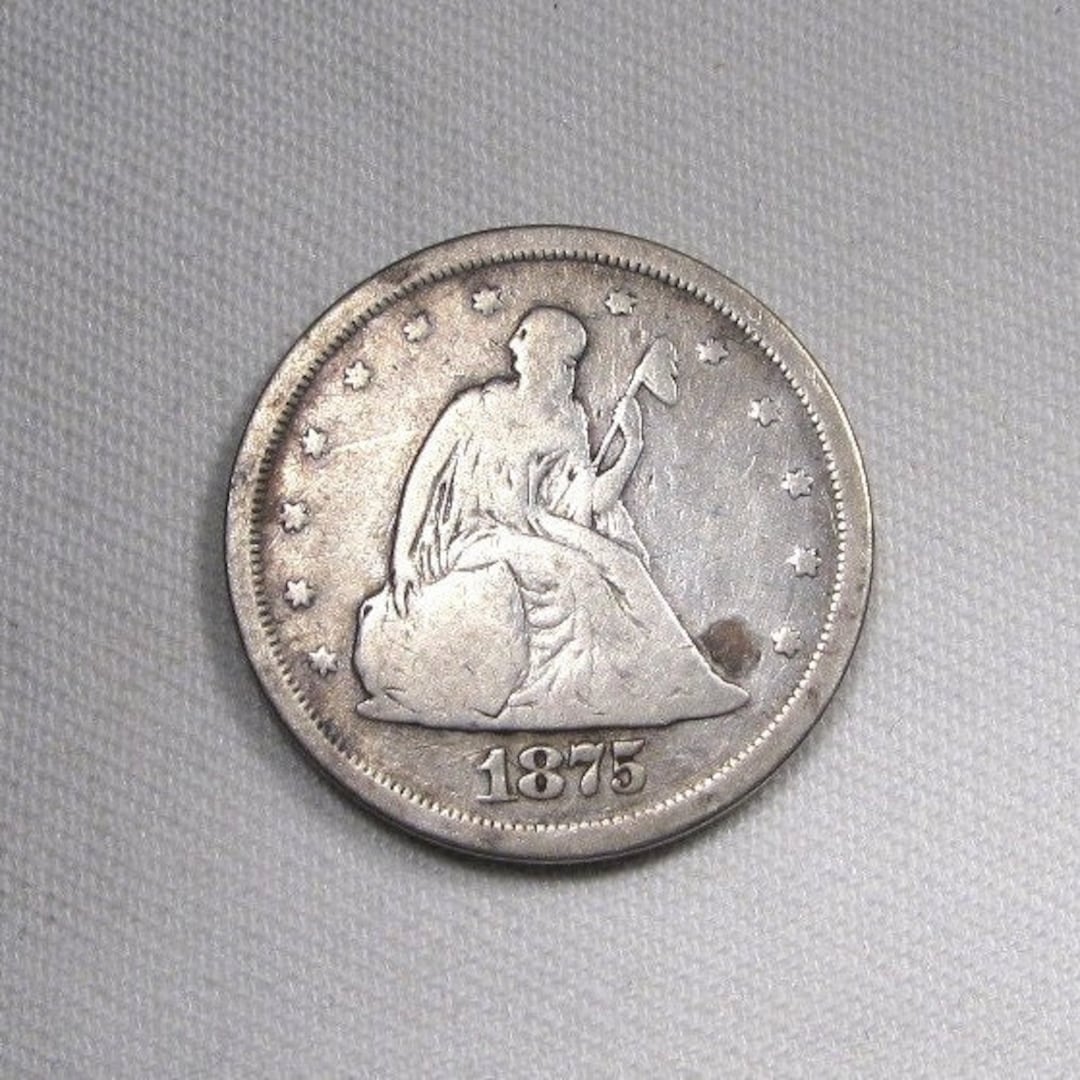 1875-S Silver 20 Cents CHG Details Coin AP205 - Etsy