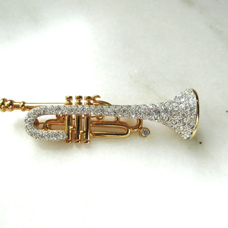 Trumpet Pin - Etsy