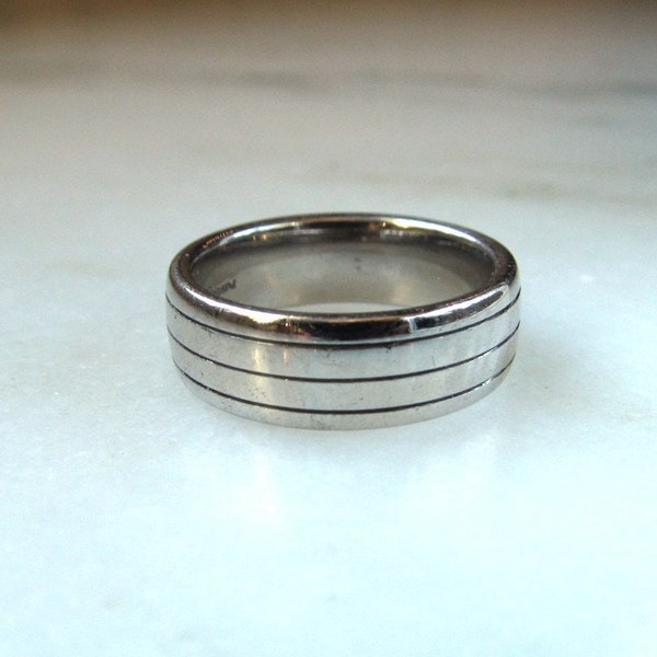 Mens Palladium Ring - Etsy