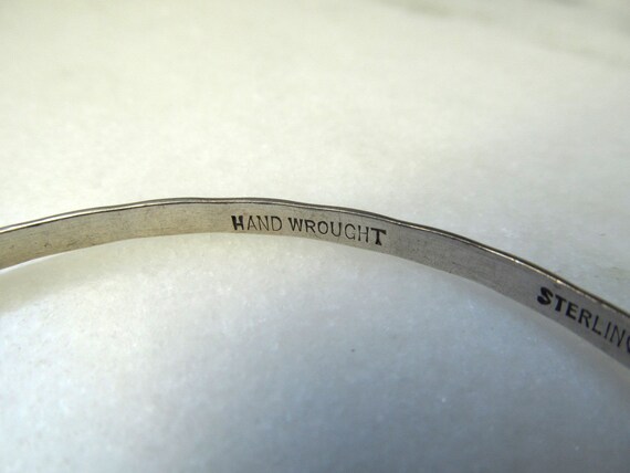 Vintage L.C. Shellabarger Sterling Silver Hand Wrough… - Gem