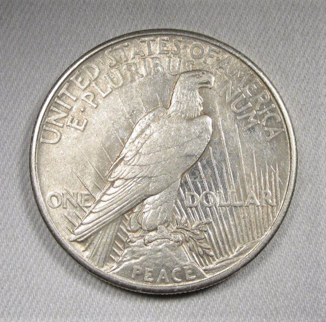 1921 Silver Peace Dollar AU Details Coin AL777 - Etsy