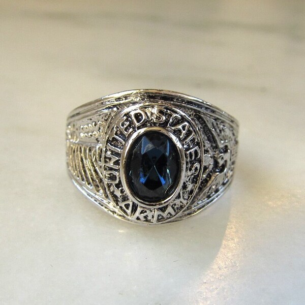Vintage Army Ring - Etsy