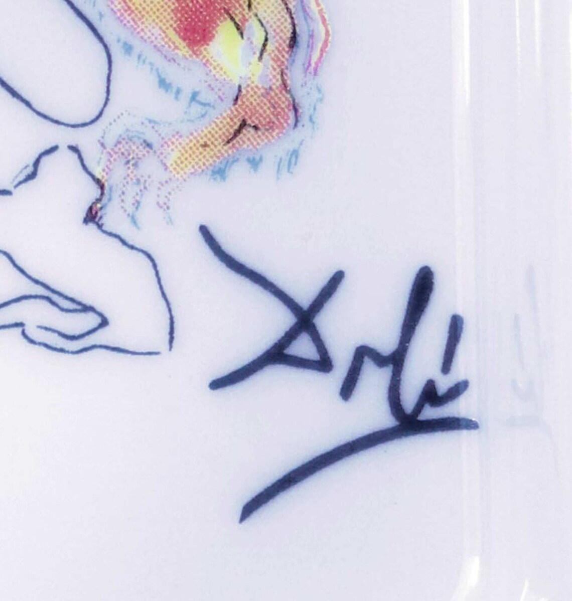 Salvador Dali, Two Porcelain Plates, Signed in Print and Numbered, Very ...