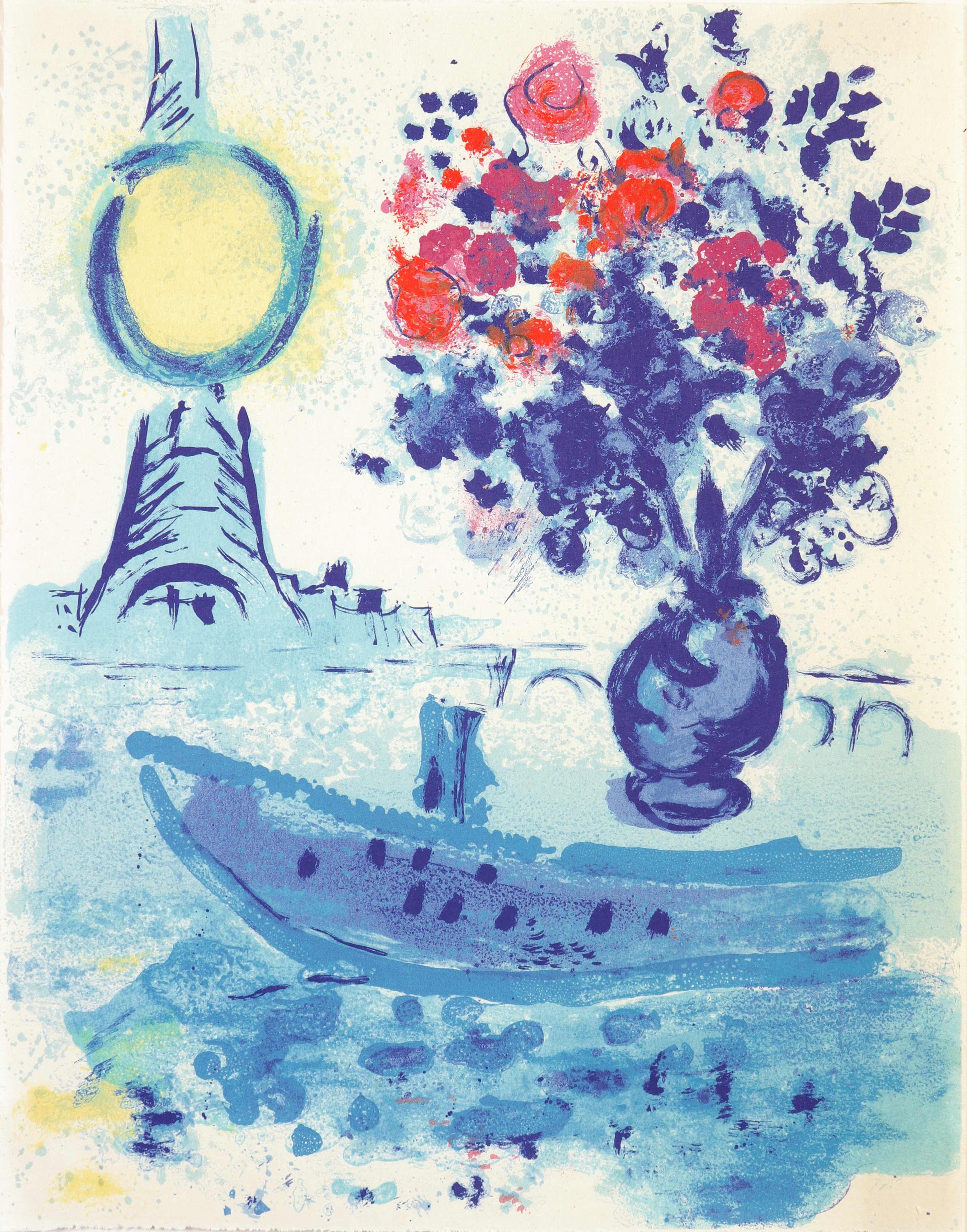 MARC CHAGALL, Original Color Lithography - Etsy