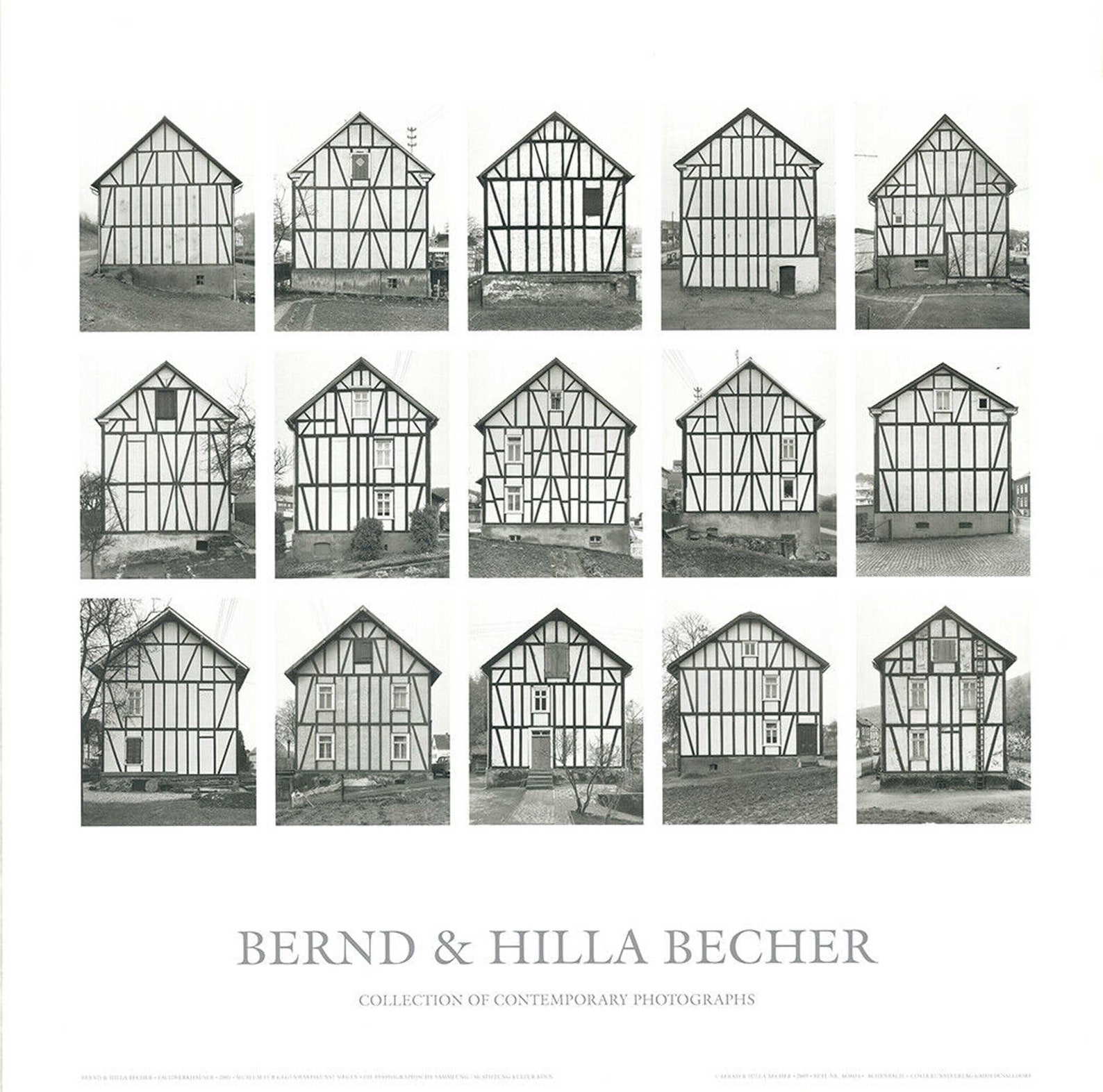 Bernd and Hilla Becher. Art Print on Heavy Paper, After the Original ...
