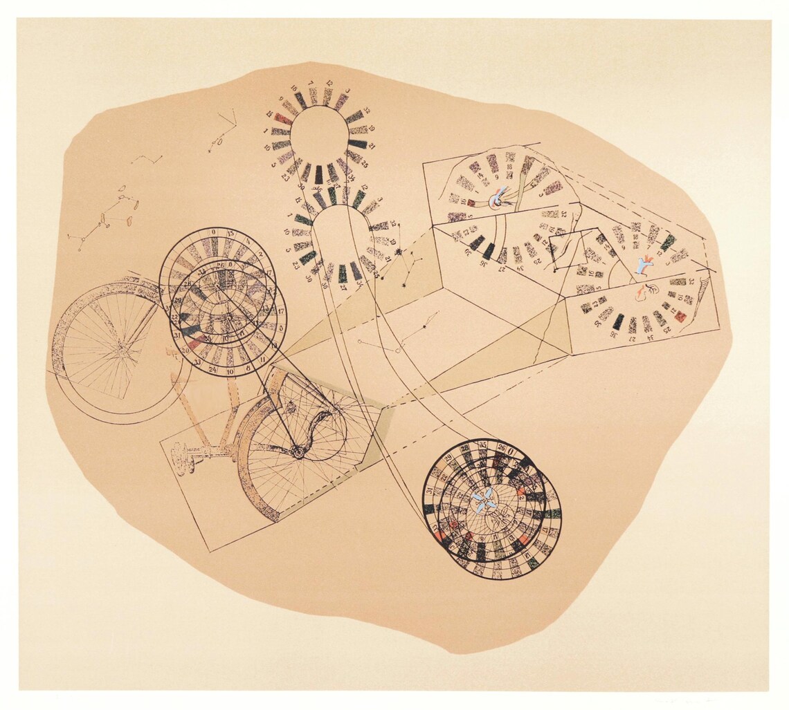 Max Ernst 1971 Lithograph With Screen Printing Signed - Etsy