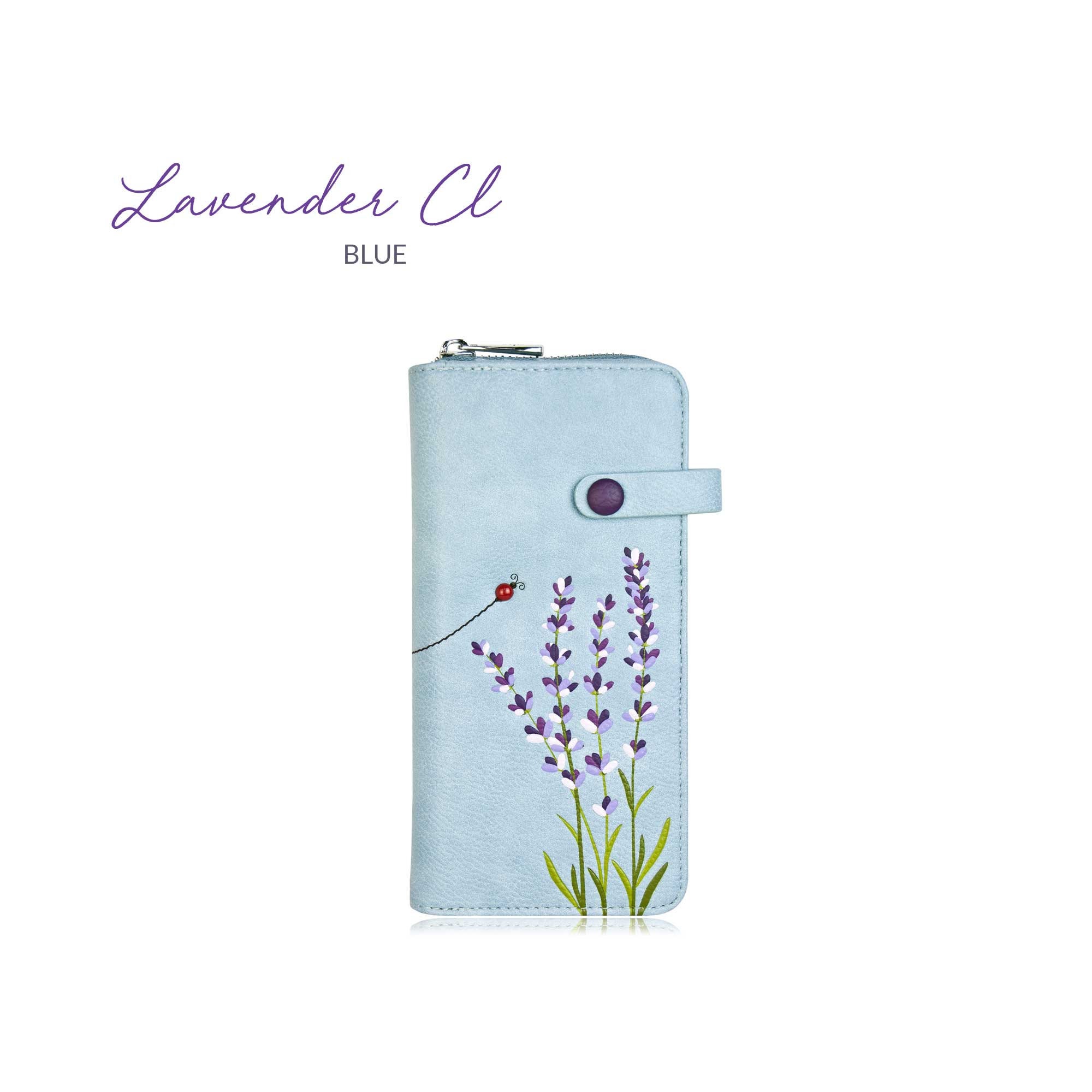 ESPE Lavender Vegan Clutch Wallet, Canadian-designed Cruelty Free/ Gift ...
