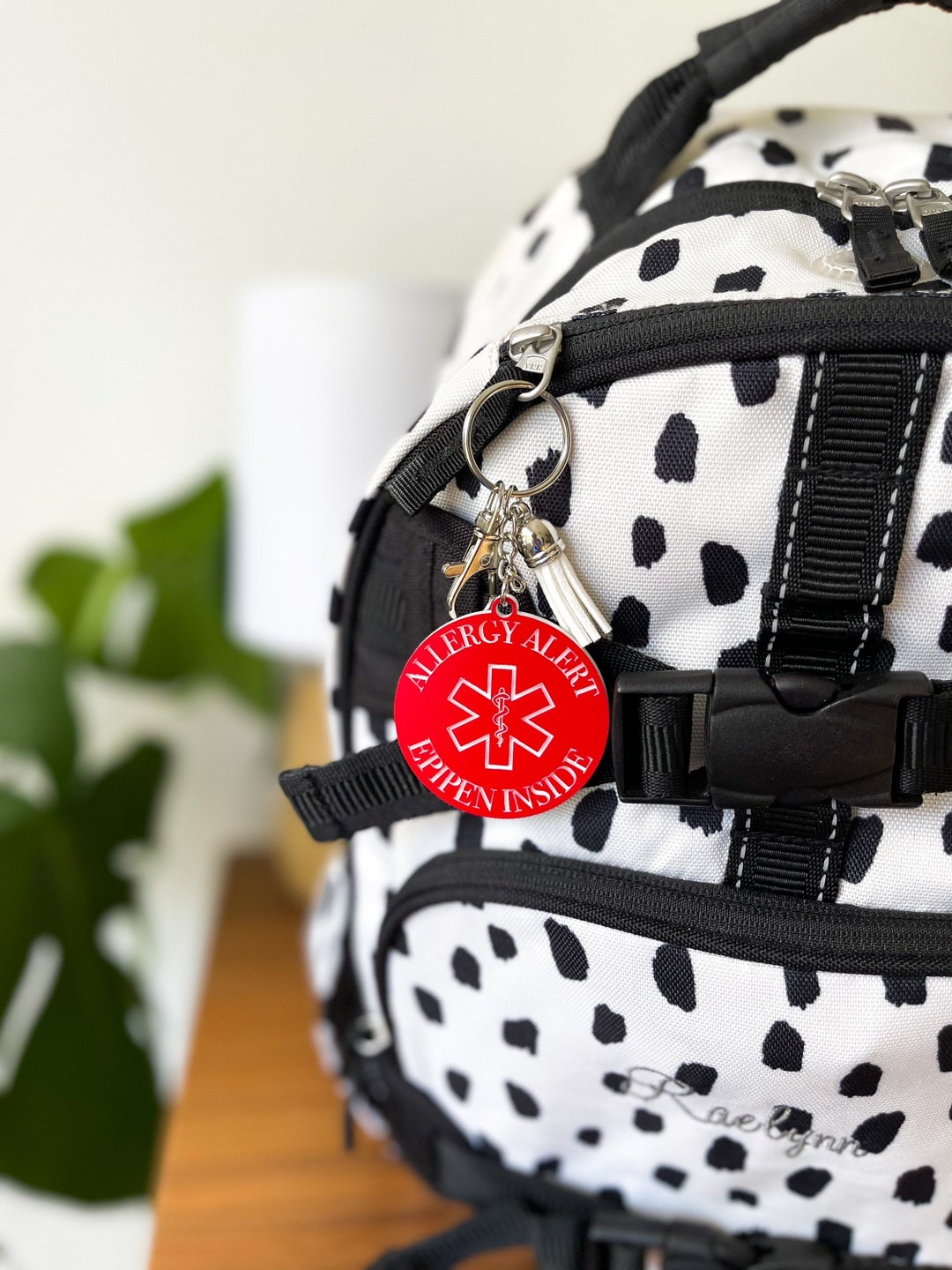 Food Allergy Keychain Allergy Alert Epipen Inside Food - Etsy