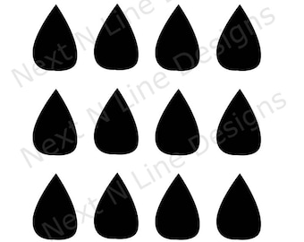 Teardrop stencil | Etsy