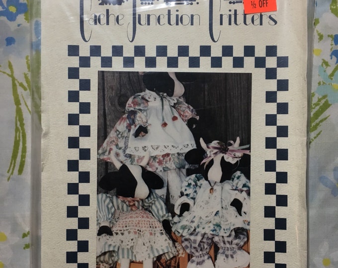 Cache Junction Critters Cow A Lily Aprons for 17" Cow Clothed Dressed ...