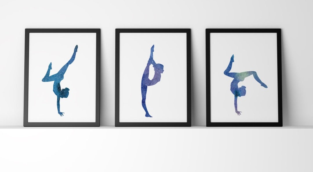 Set of 3 A4 Gymnastics Gymnast Poster Prints PO259 - Etsy