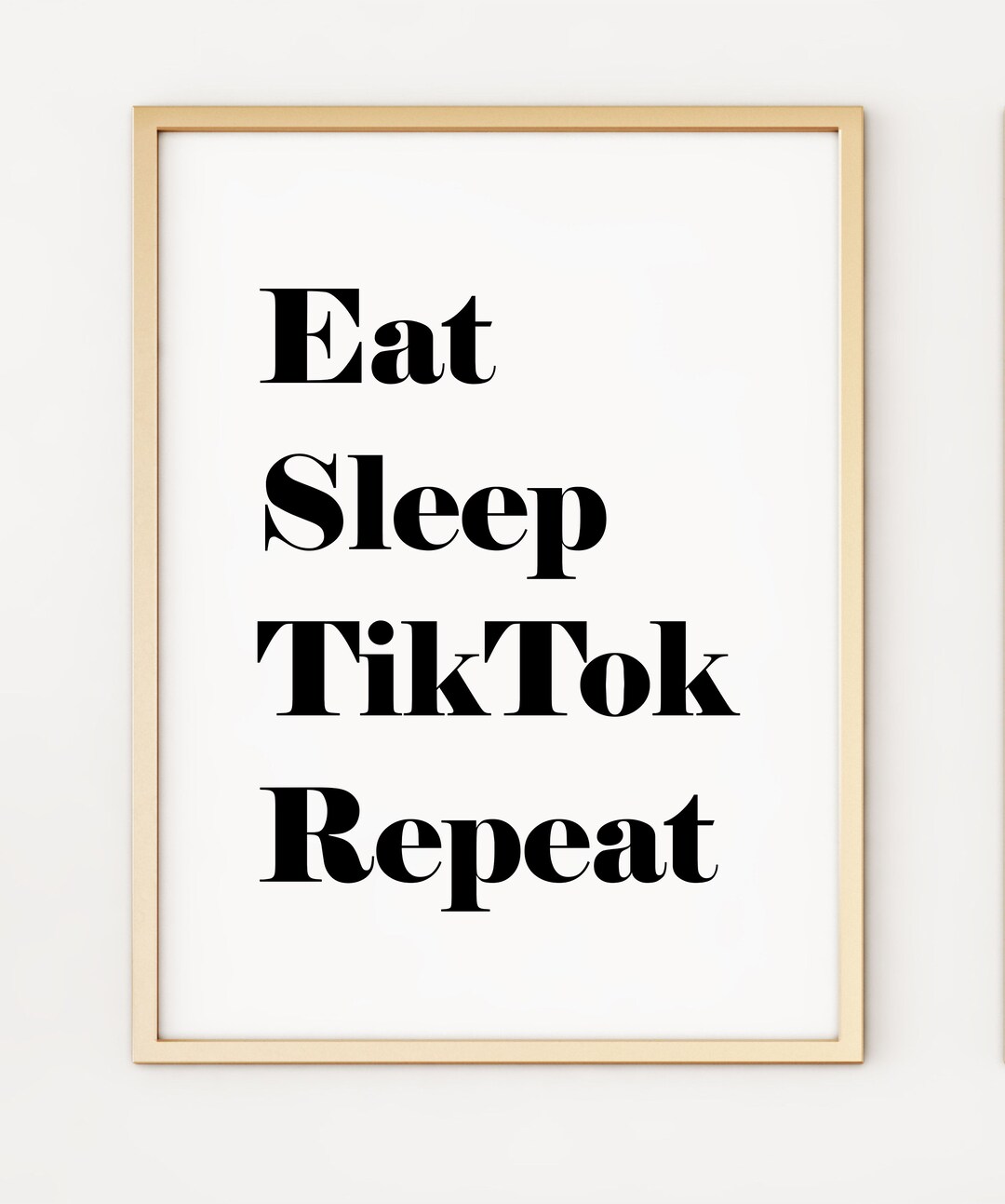 Tiktok A4 Poster Print PO455 - Etsy