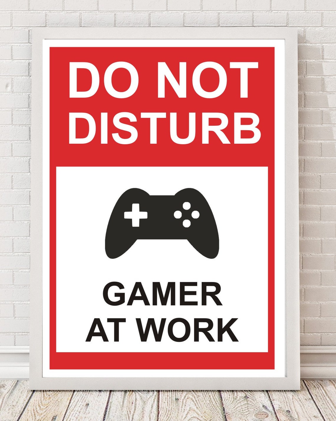 Do Not Disturb Gaming Console Typography A4 Poster Print PO193 - Etsy