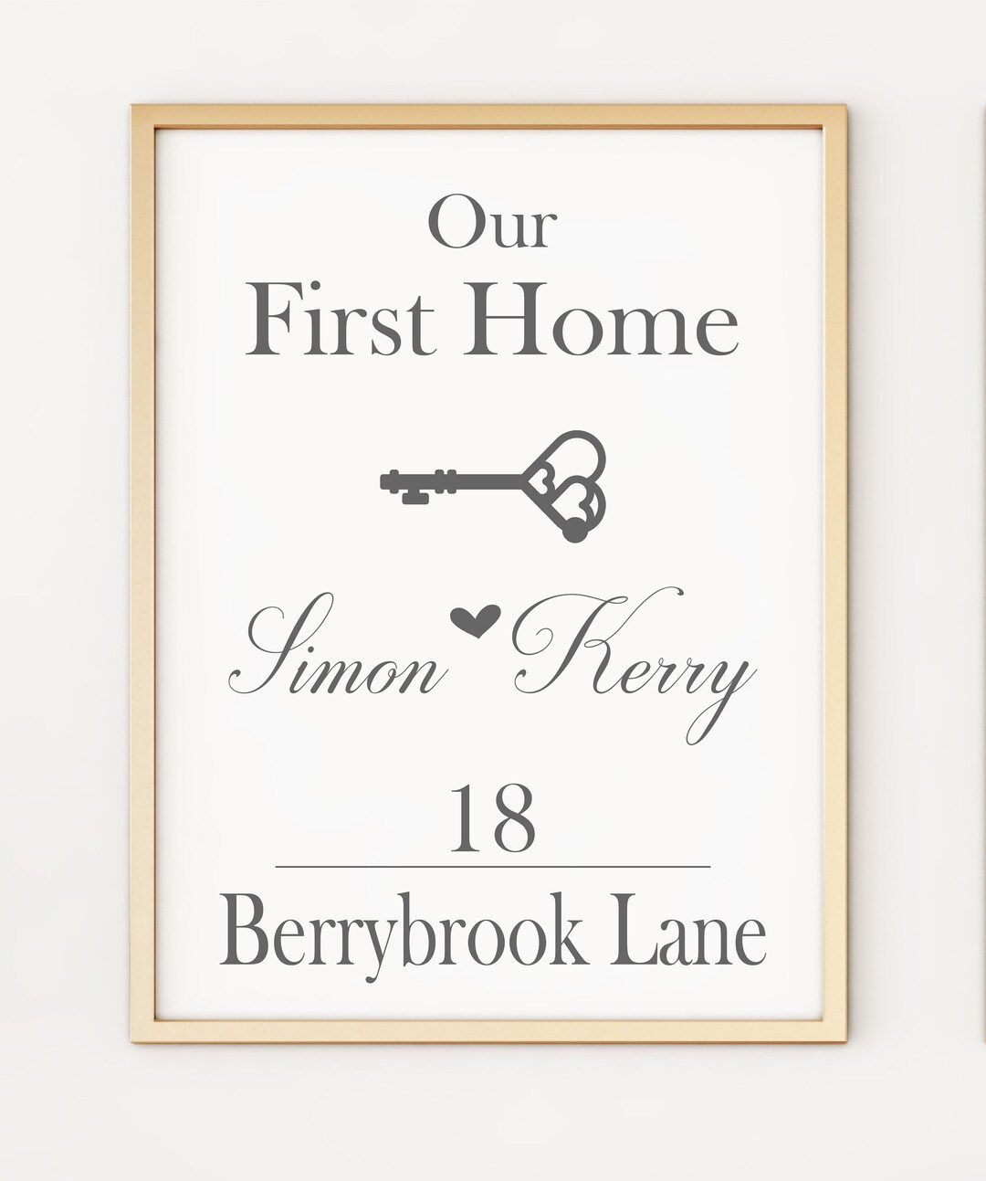 New Home First Home Gift A4 Poster Print PO480 - Etsy