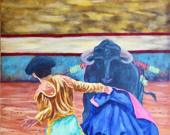 Matador painting | Etsy