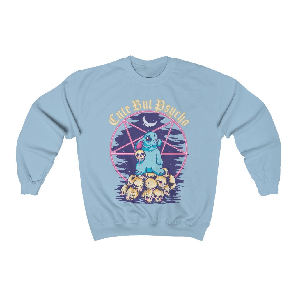 Cute but Psycho Satanic Bunny Rabbit Skull Pile Pastel Goth | Etsy