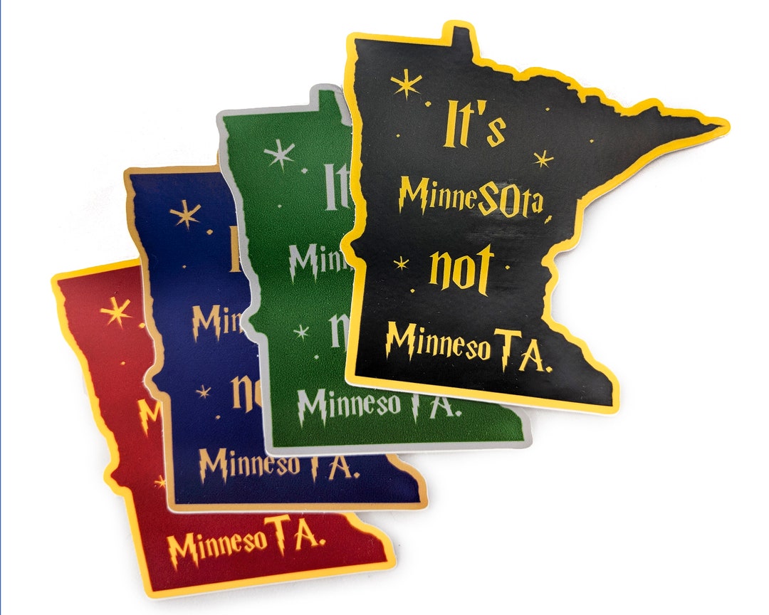 It's Minnesota Not Minnesota Laptop Decals / Bumper Stickers (vinyl ...