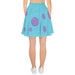 Monster Polka Dot Skater Skirt Blue Purple Fur Pattern Sulley Running ...