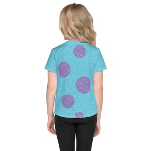 KIDS Monster Costume - Purple Polka Dots on Light Blue Fur - Sully ...