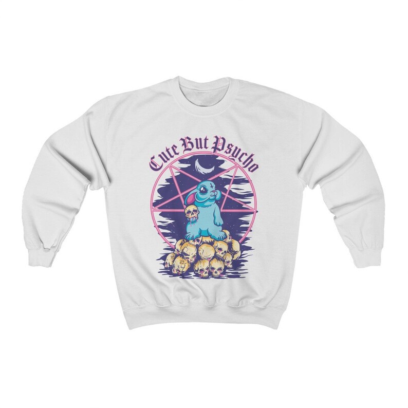 Cute but Psycho Satanic Bunny Rabbit Skull Pile Pastel Goth - Etsy