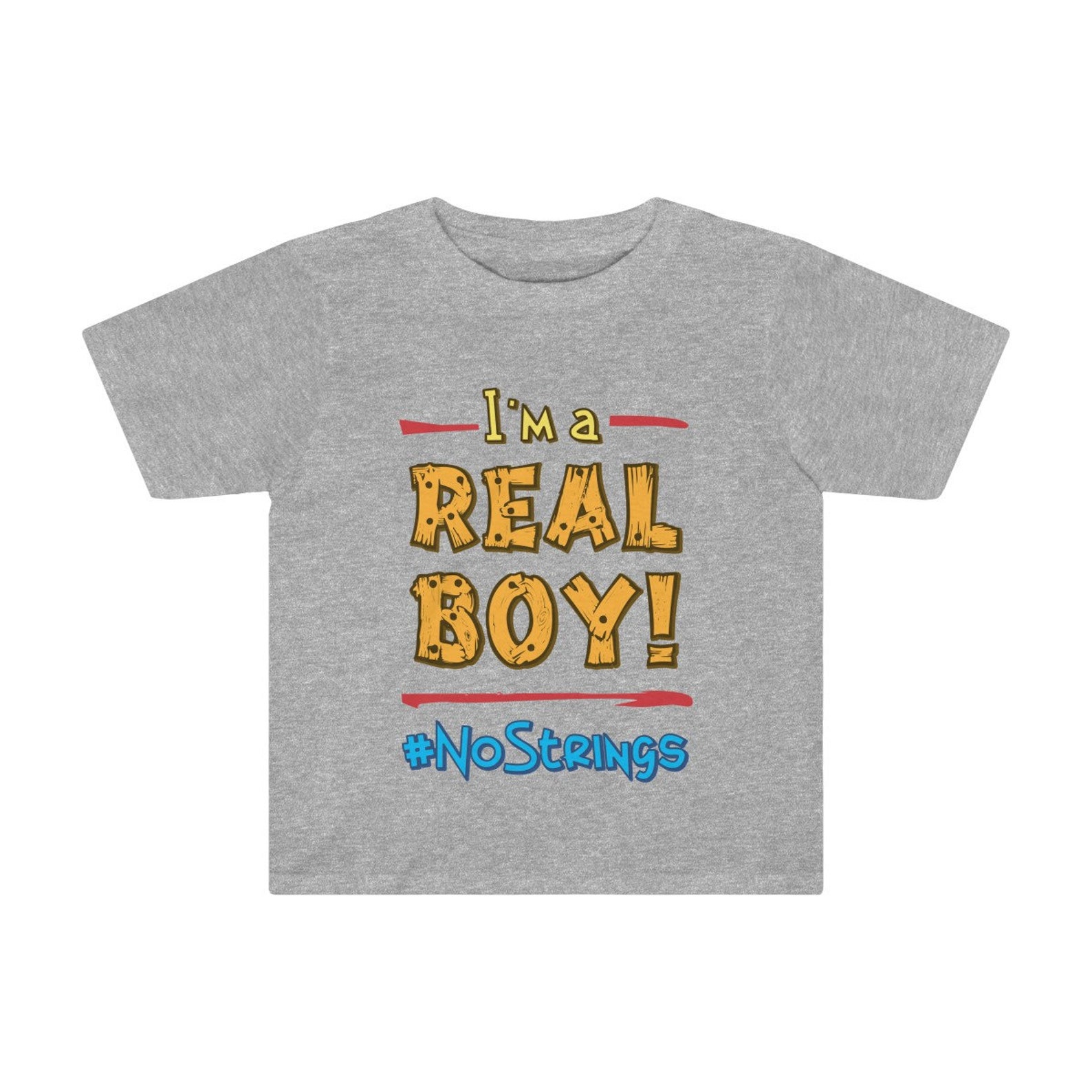 TODDLER Pinocchio I'm A Real Boy T-shirt - Etsy