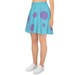 Monster Polka Dot Skater Skirt Blue Purple Fur Pattern Sulley Running ...