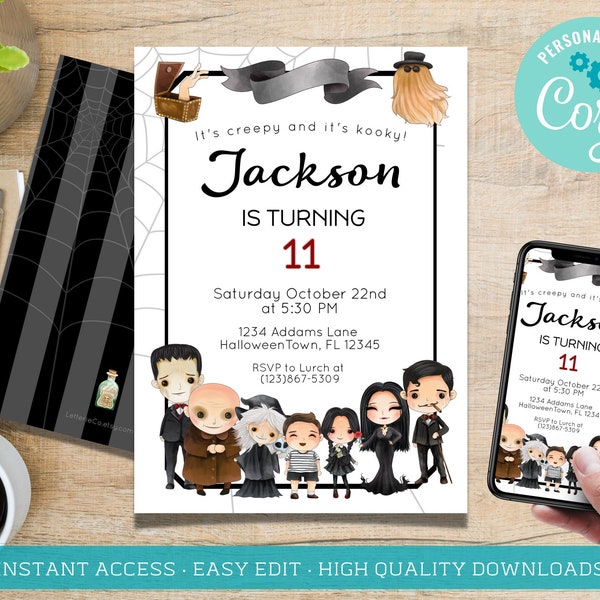 Addams Family Party - Etsy