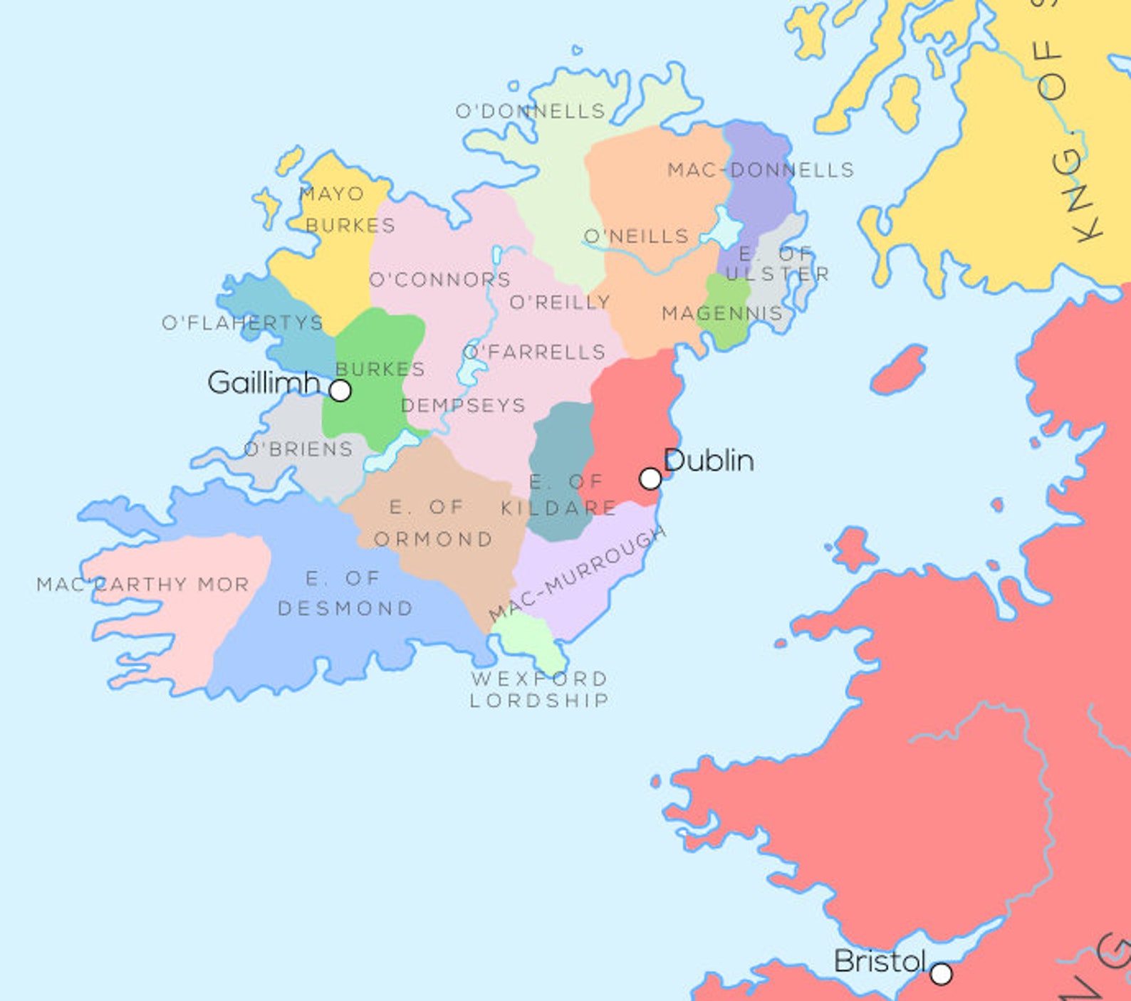 Map of Europe in 1444 - Etsy