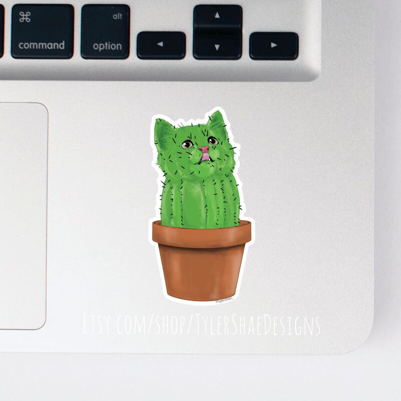 Cat Cactus - Etsy