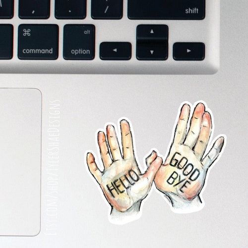 Klaus Hands Sticker Umbrella Academy Hello Goodbye Hands. - Etsy