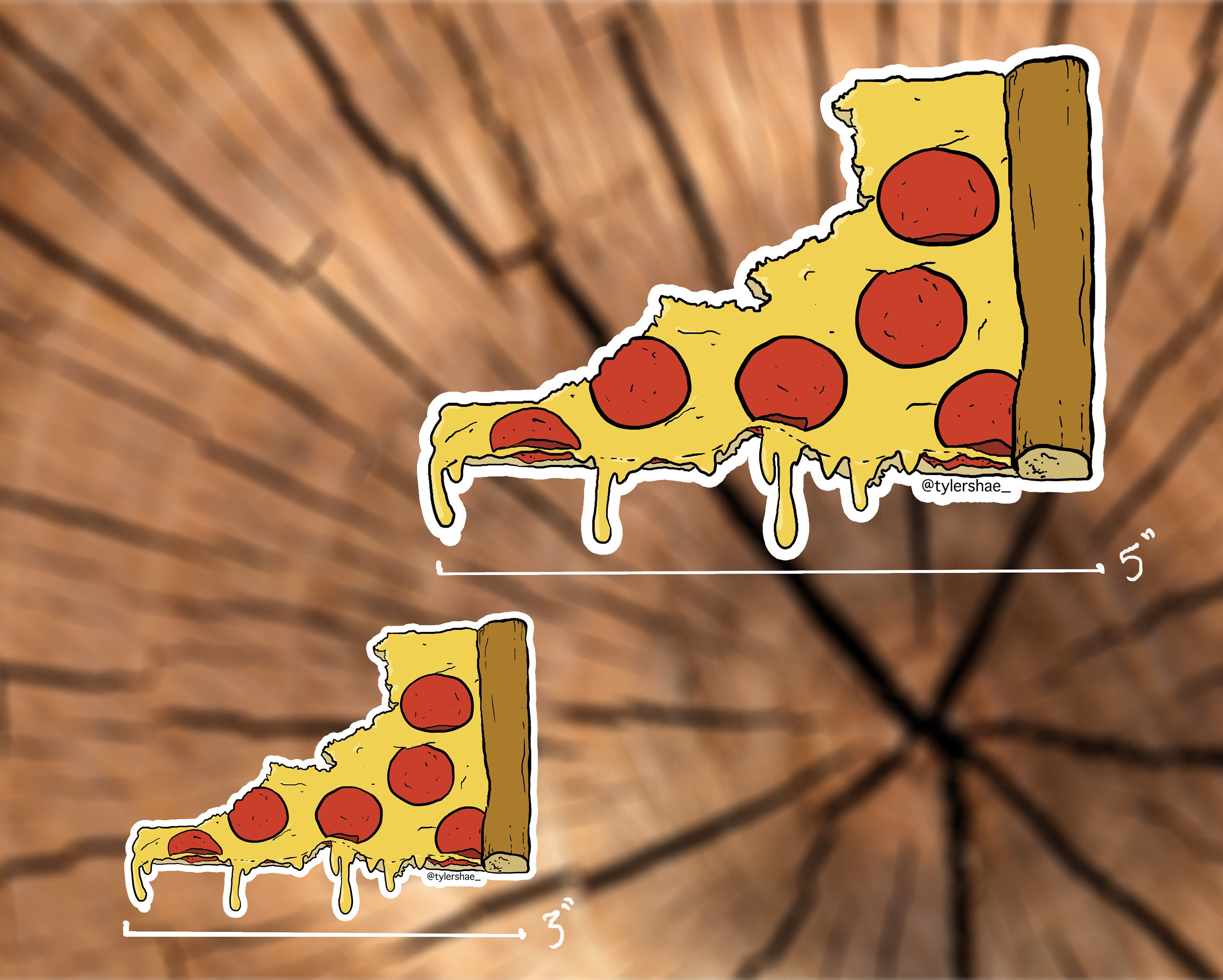 Idaho Pizza vinyl sticker funny sticker state stickers | Etsy