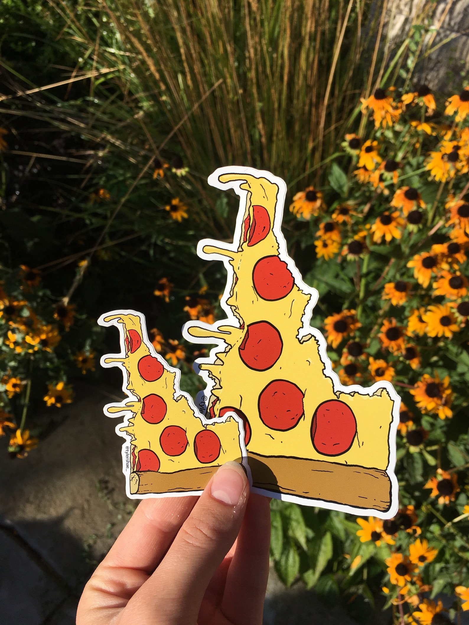 Idaho Pizza Vinyl Sticker, Funny Sticker, State Stickers, Laptop ...