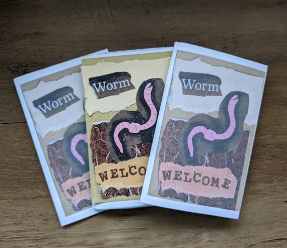 Worm Welcome Mini Zine Printable Digital Download: Learn About | Etsy