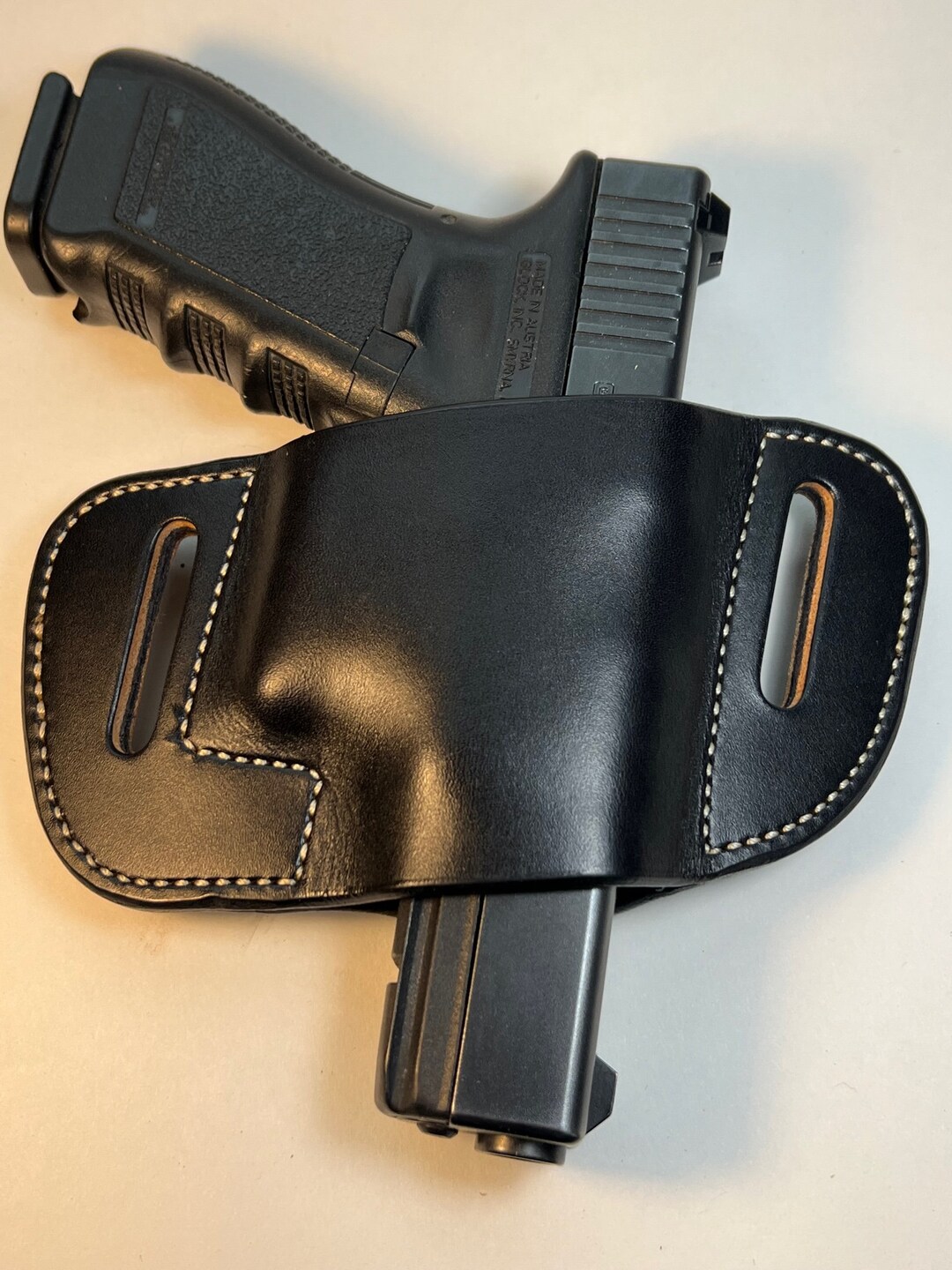 Glock Leather Open Top Holster - Etsy
