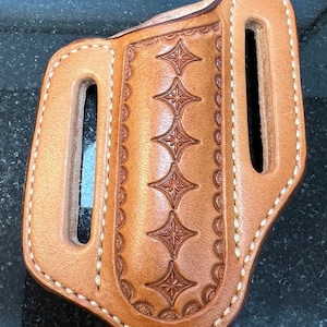Tooled Leather Knife Sheath (SM) - Etsy