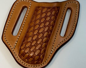 Buck 110 Quick Draw Knife Sheath Burgundy Brown Free - Etsy