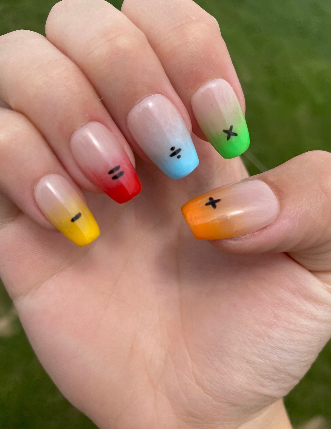 Ed Sheeran Mathematics Press on Nails - Etsy