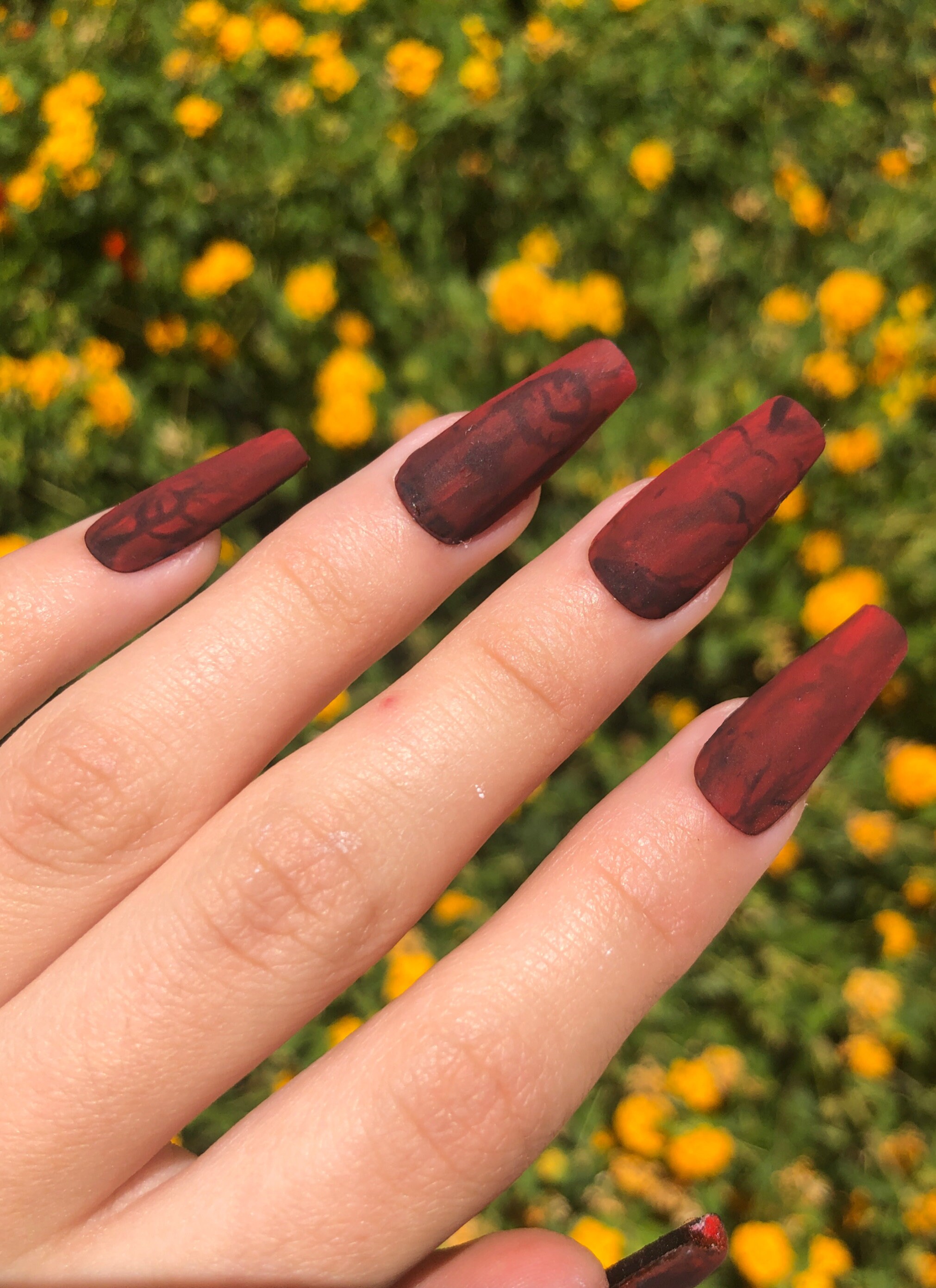 Stranger Things Vecna Press on Nails | the Upside-down | - Etsy